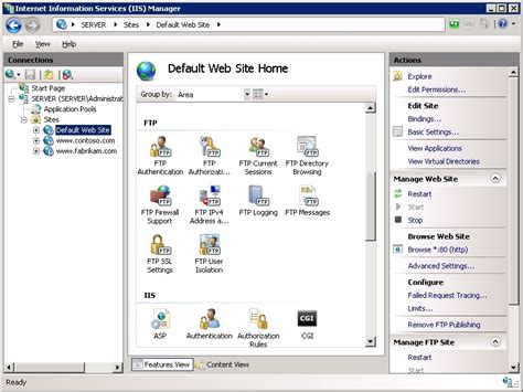 what s new for microsoft and ftp in iis 7 microsoft learn