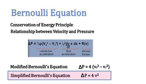 Bernoulli Equation Dr S Venkatesan Md