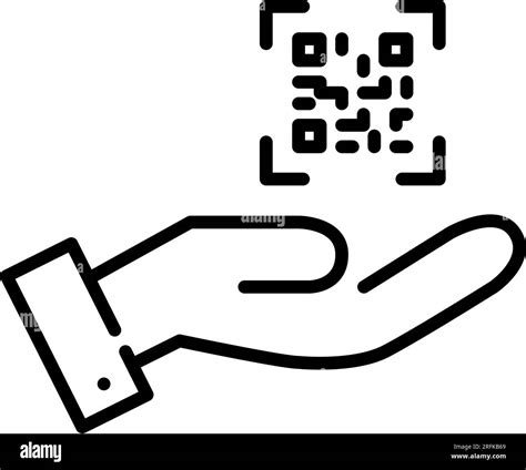 Qr Code In A Hand Payments Links And Product Information Pixel