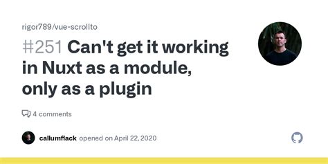 Cant Get It Working In Nuxt As A Module Only As A Plugin · Issue 251 · Rigor789vue Scrollto