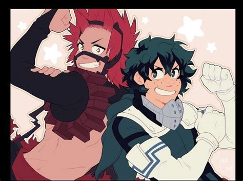 Buko No Hero Academia My Hero Academia Manga Otaku Fanart Kirishima Eijirou Great Team