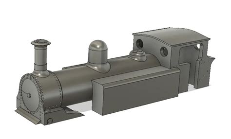Lcdr Class T Steam Engine By Valentin Download Free Stl Model