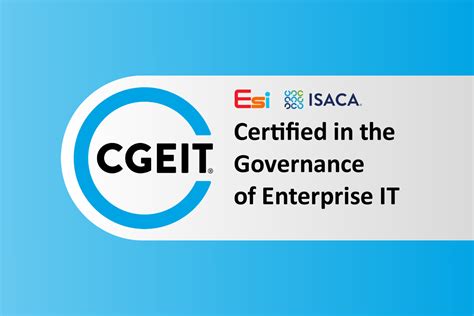 Isaca Certified In The Governance Of Enterprise It Cgeit Course Engineering Science