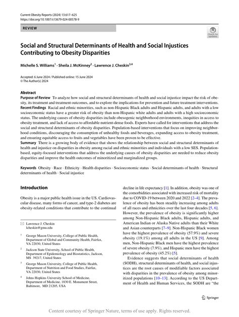 Pdf Social And Structural Determinants Of Health And Social