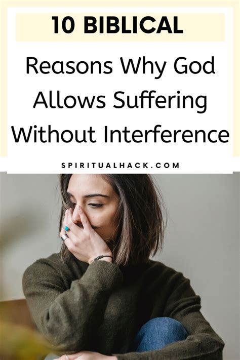 10 Solid Reasons Why God Allows Suffering To His People Spiritual Hack