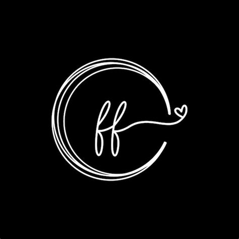 Premium Vector Letter Ff Monogram Design