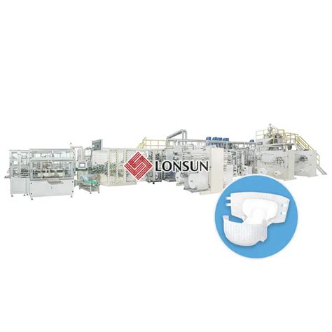 Full Servo Adult Diaper Production Line Lonsun