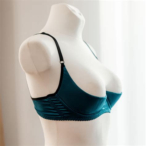Satin Cupless Shelf Bra Open Nipple Lingerie Large Bust Support Etsy