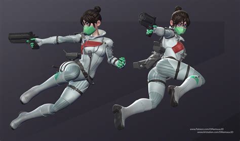 Wraith Apex Legends 01 By Dinamuuu3d On Deviantart