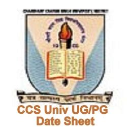 CCS Univ Date Sheet 2019 BA B Com B Sc LLB LLM MA M Sc M Com