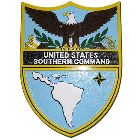 Us Southern Command Emblem American Plaque Company Military Plaques
