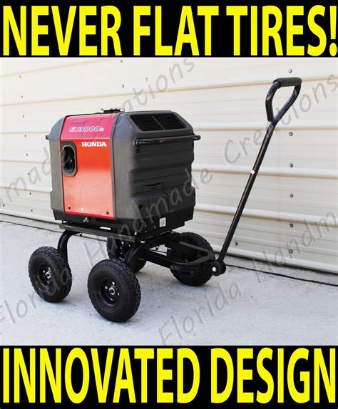 Eu3000is Never Flat Wagon Style All Terrain Wheel Kit For Honda Generator