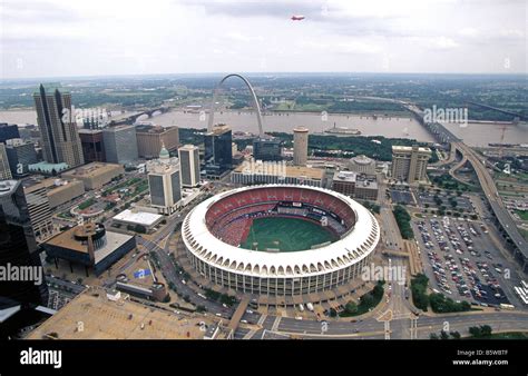 An Aerial Of The Busch Stadium Home To The St Louis Cardinals Baseball Team St Louis