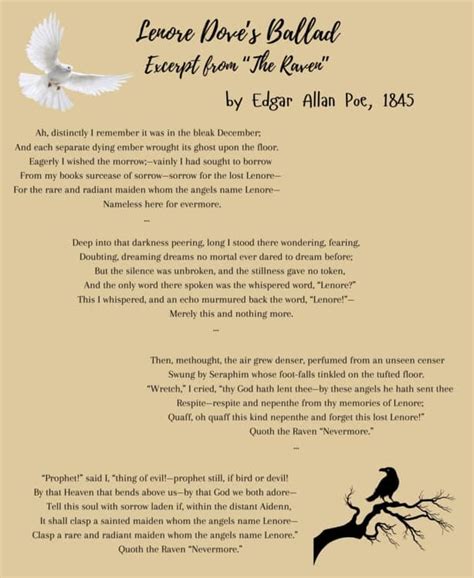 Lenore Dove Poes Raven Printable Poster Hunger Games Sunrise On The