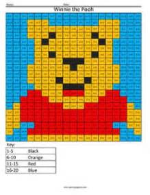 Disney Addition And Subtraction Coloring Squared Disney Colors
