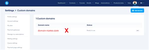 My Domain Name Is Not Approved Help Pages