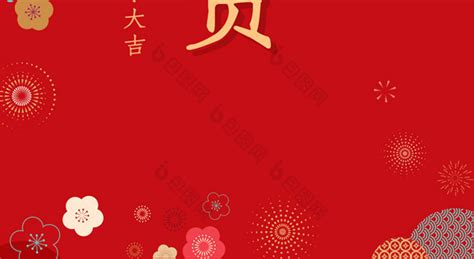 红色喜庆美好祈福类手机壁纸设计 包图网