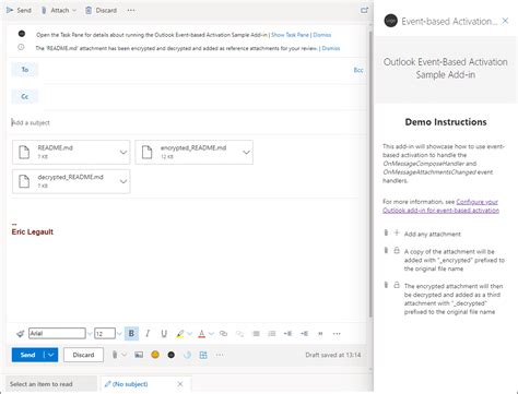 Encrypt Attachments Process Meeting Request Attendees And React To Appointment Datetime