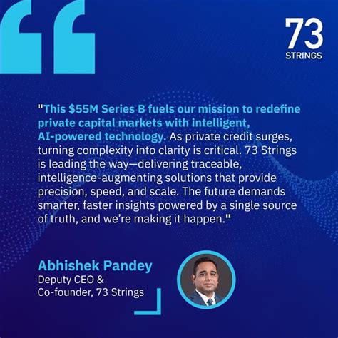 Seriesb Privatecredit Innovation Ai Valuation 73strings Abhishek Pandey 72 Comments