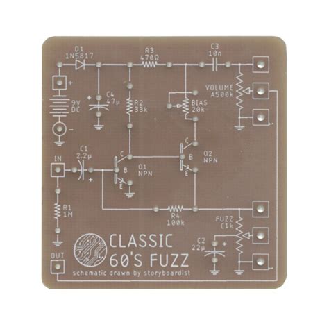 Schematic Fuzz Effects Layouts