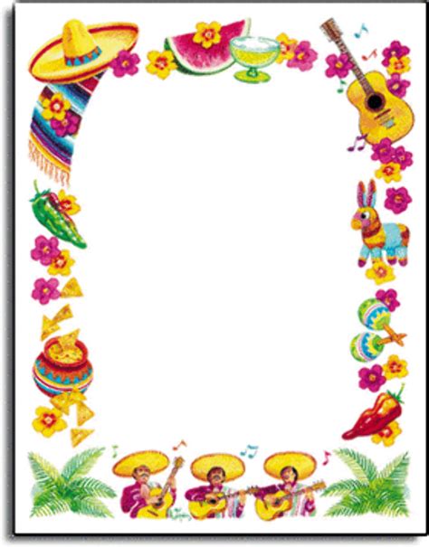 Fiesta Border Template Free