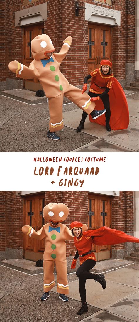 Halloween Couples Costume Lord Farquaad Gingy Cute Couple