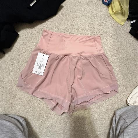 Pink Halara Shorts Depop