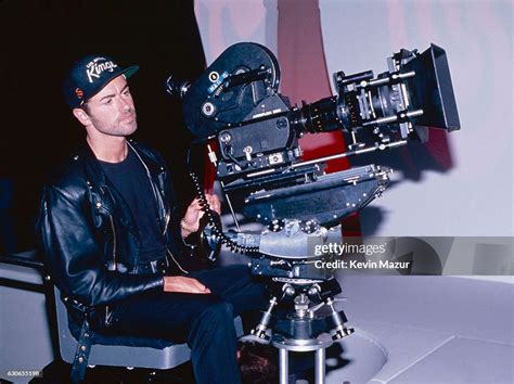 George Michael During The Too Funky Video Shoot Circa 1992 In News