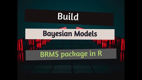 Bayesian Regression In R Tutorial Brms Package Youtube