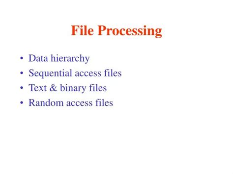 Ppt File Processing Powerpoint Presentation Free Download Id4096631