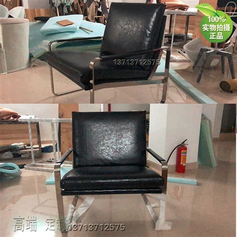 实物黑色 不锈钢电镀无指纹亮光 钢 单人位沙发椅 规格可定制颜色可定制 圆角边处理