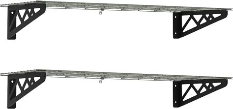 Saferacks Wall Shelves 2 Pk 12x36 Wall Mountable Shelving Unit For