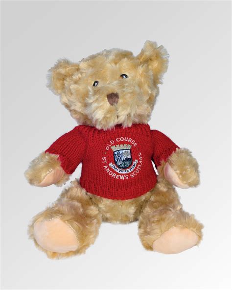 St Andrews Old Course Official Teddy Bear Christies Cashmere