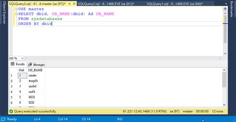 Ms Sql 如何取得目前所在的資料庫名稱db Name 免費資源社群