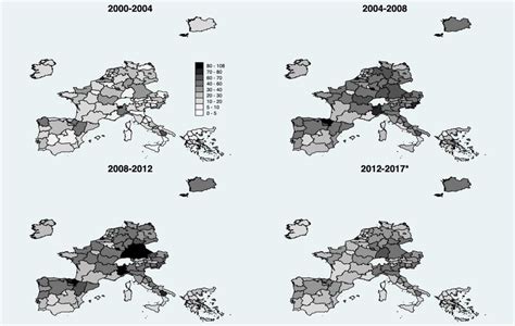 Regional Exposure To Robotization Delta Robots Per 100000 Employed
