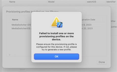 Can T Load Provisioning Profile IOS Xojo Programming Forum
