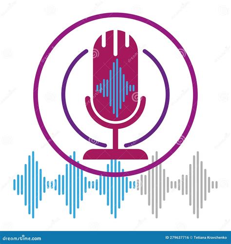 Microphone Sound Icon Sound Wave Voice Message Sound Icon Call Symbol Chat Message Icon