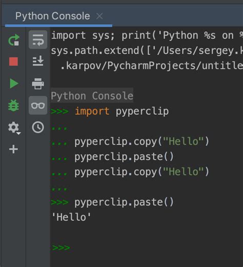 Pycharm Sees The Installed Pyperclip Module But The Module Does Not Produce Results Ides