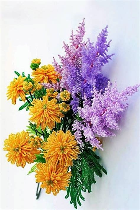 Лариса Бунина Запись со стены Цветок из лент Учебники по плетению из бисера Цветы из бисера