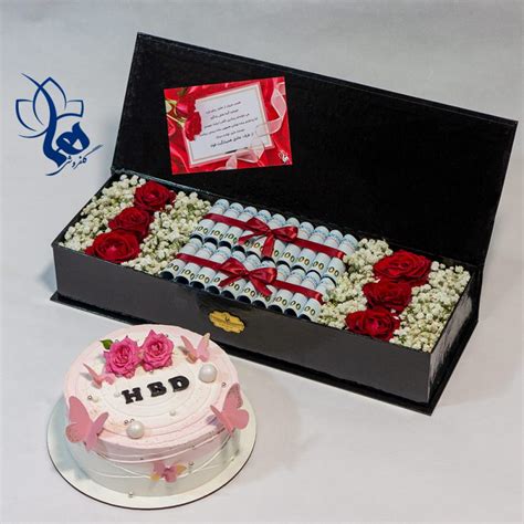 سفارش آنلاین گل و کیک تولد انواع پک گل و کیک خاص و لوکس
