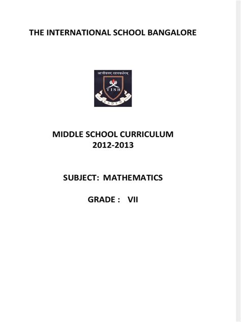 dokumen tips grade 7 igcse maths syllabuspdf pdf mathematics