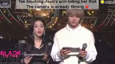 [eng] Bts V Called Jisoo Pretty [taehyung And Jisoo Moments] Youtube