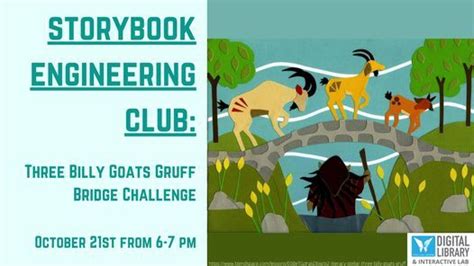 Storybook Engineering Club Three Billy Goats Gruff Bridge Challenge