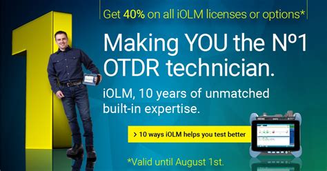 To Celebrate Iolms 10th Anniversary Exfo Is Giving 40 Off On All