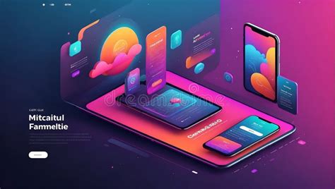 Dynamic Design Symphony Vector Ui Ux Ai Generate Stock Illustration Illustration Of Visual