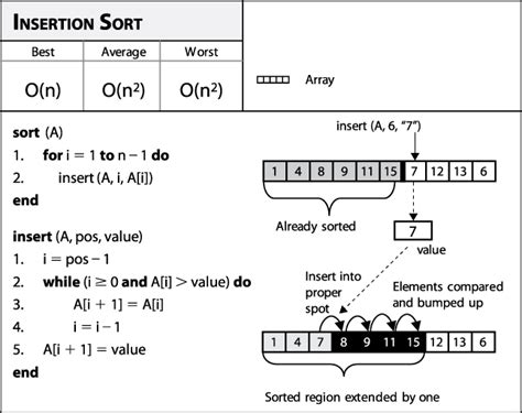 Insertion Sort Algorithm Explanation Complexity Insertion Sort