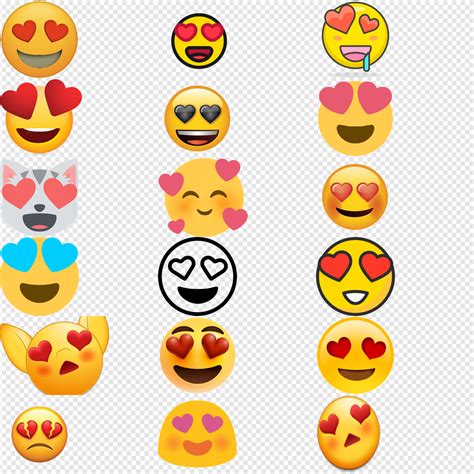 Emoji Printable Faces Heart Eyes Imagenes De Emojis Png