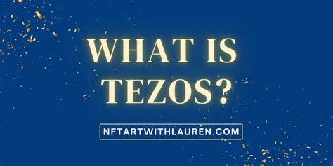 What Is Tezos A Unique Blockchain Nft Art With Lauren Mcdonagh Pereira Photography