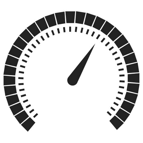 dashboard gauge measure performance speed speedometer icon