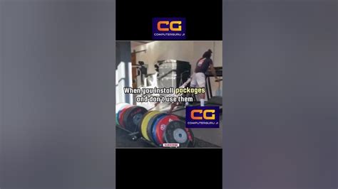 Install Package Dont Use Them Programmer Memes Javaprogramming Codingmemes Funny Youtube